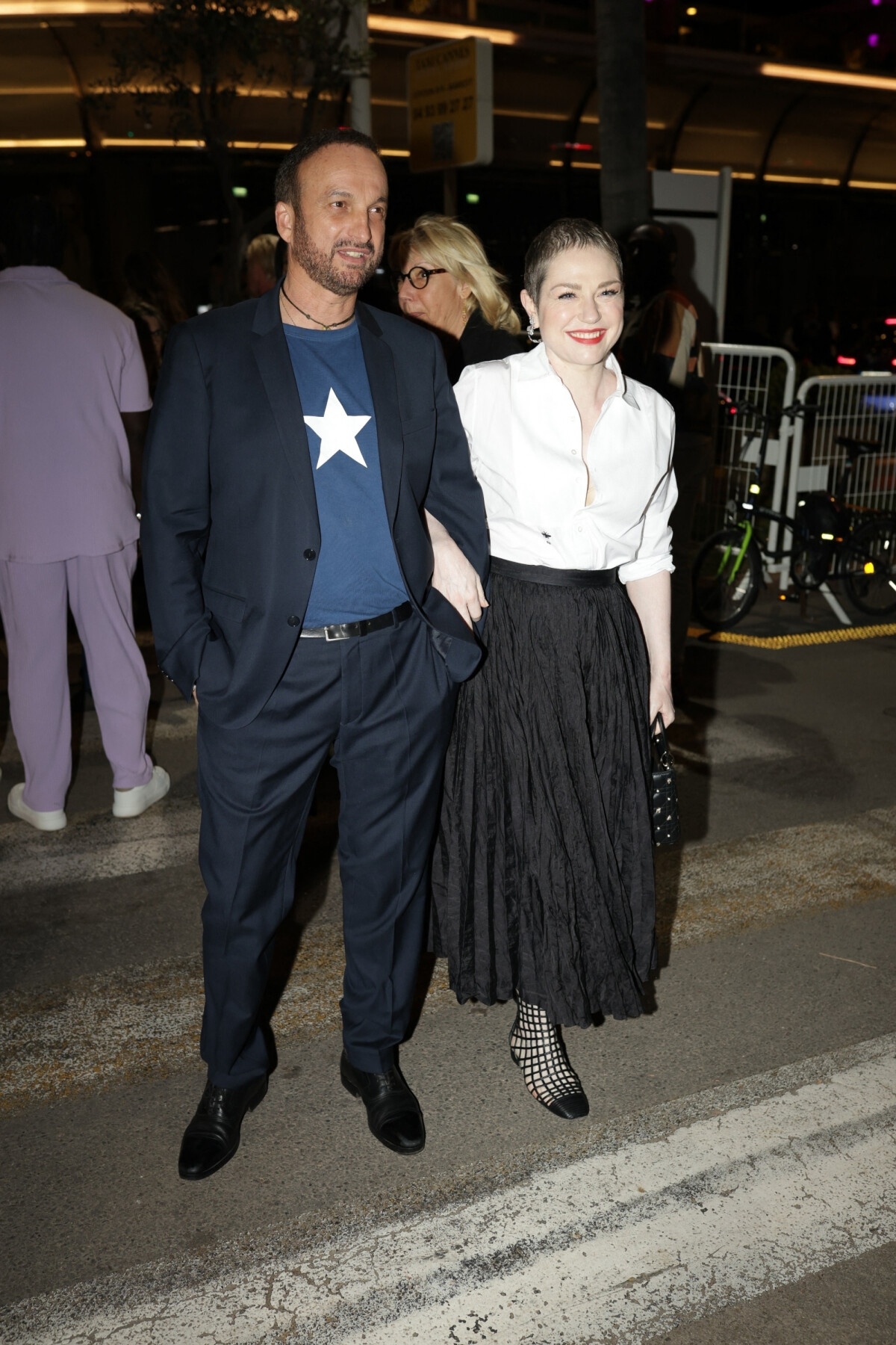 Photo : Émilie Dequenne et Michel Ferracci au Festival de Cannes 2024 ...