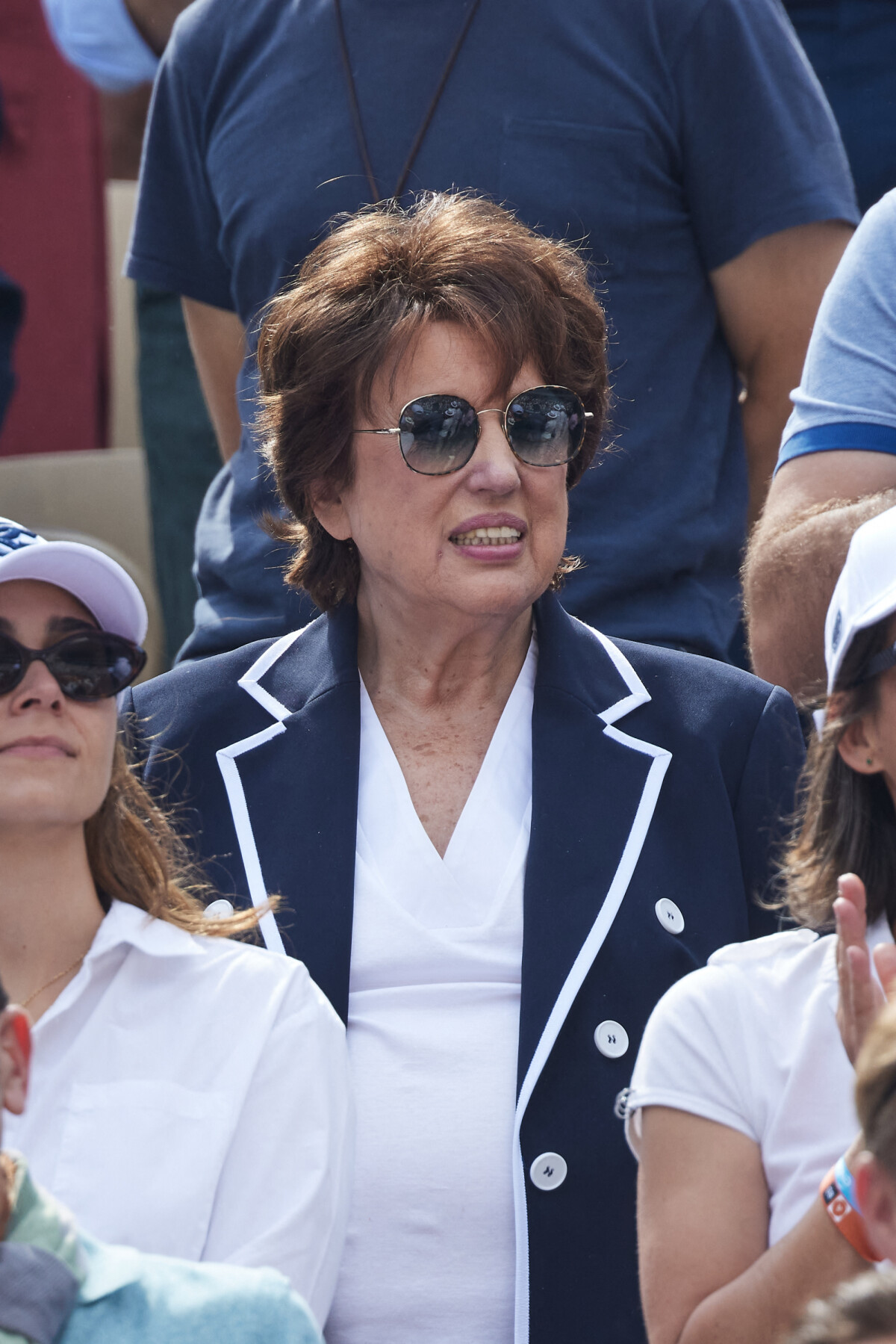 Photo : Roselyne Bachelot - Célébrités dans les tribunes de la finale ...
