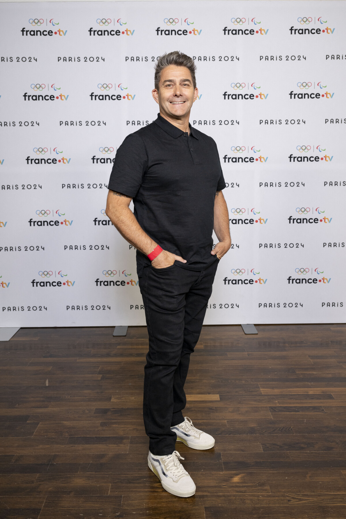 Photo : Mickael Clerté lors de la présentation des journalistes et ...