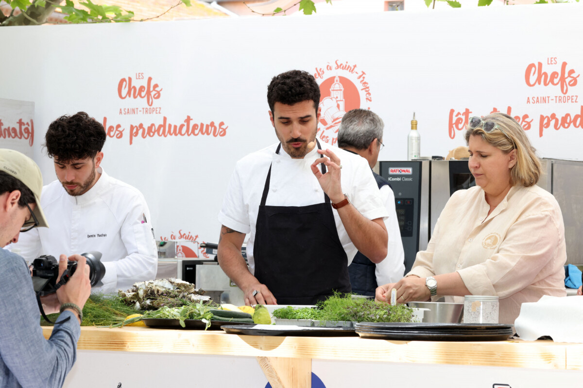 Photo : Les Chefs à Saint-Tropez fêtent les producteurs - Démonstration ...