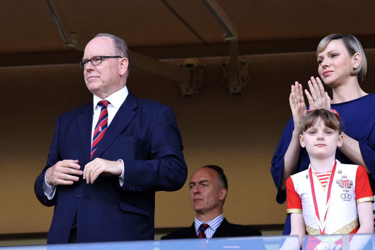 Photo : Exclusif - - Le prince Albert II de Monaco , la princesse ...