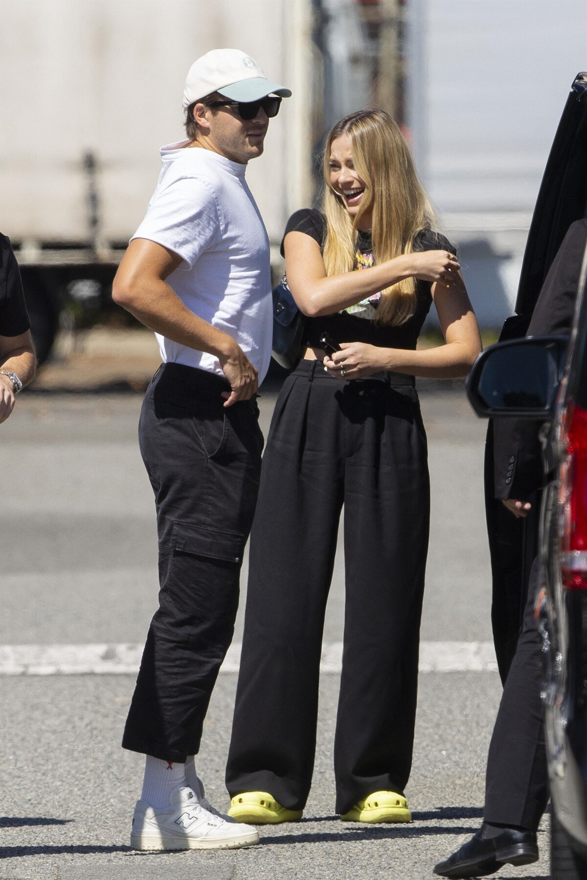 Photo : Margot Robbie et Tom Ackerley à Perth, en Australie, en ...