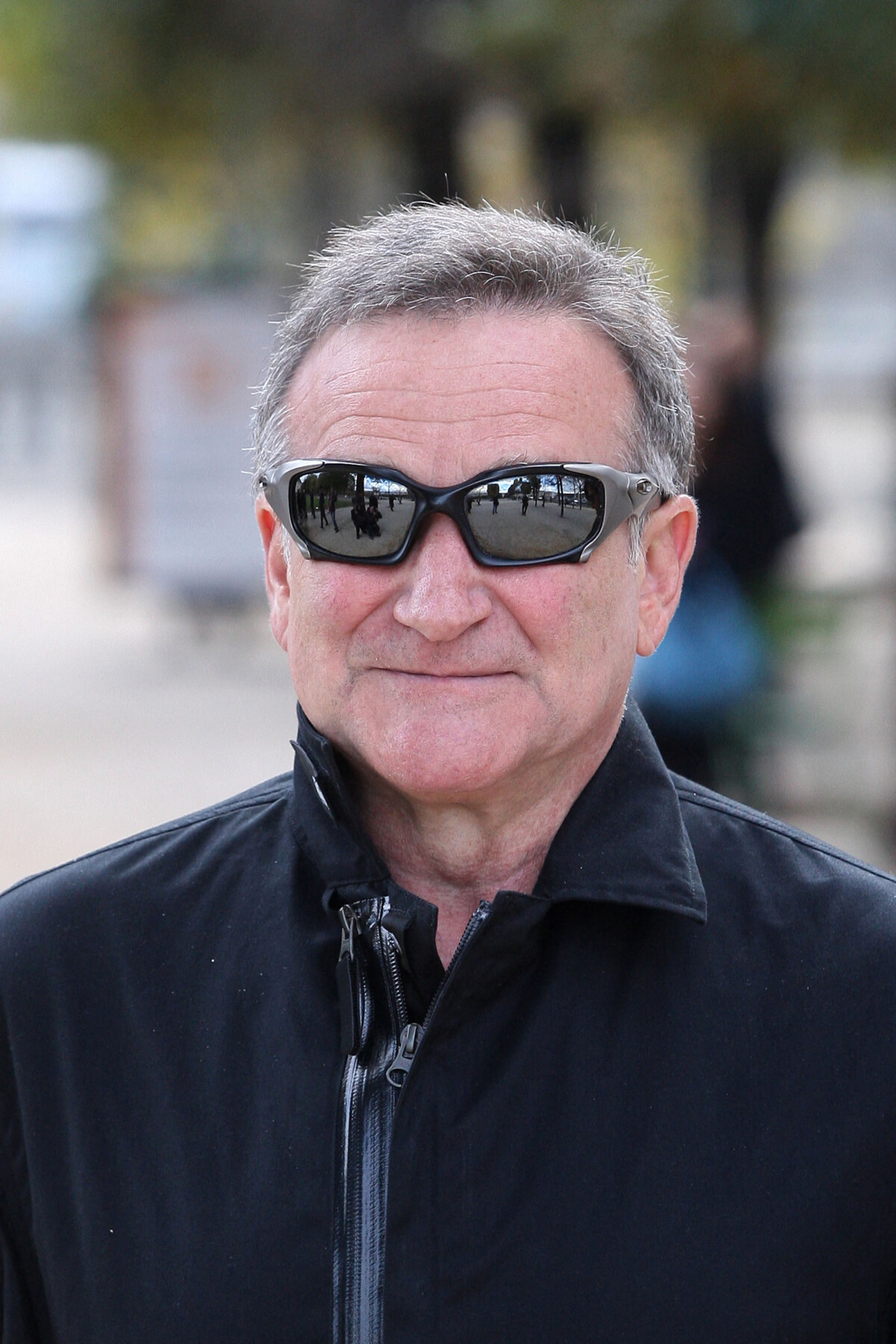 Photo : Robin Williams et sa femme Susan Schneider à Paris, France, le ...