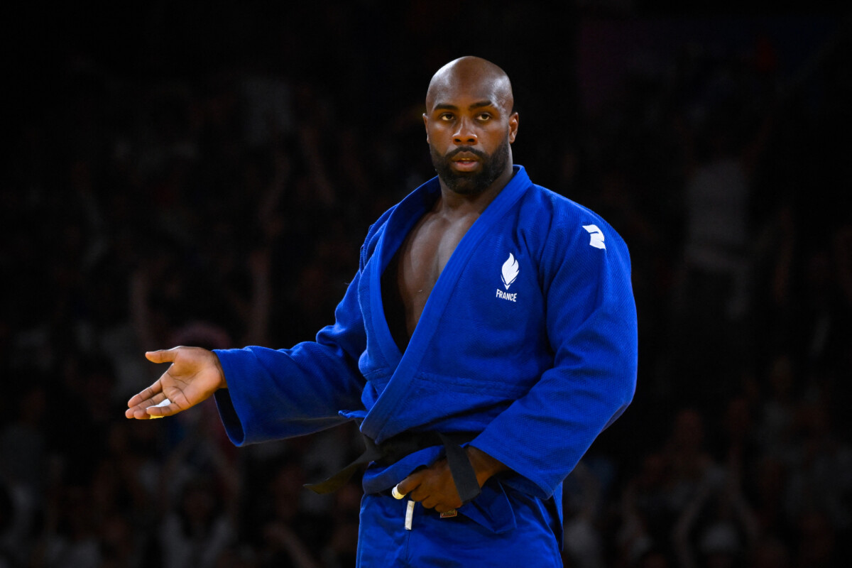 Photo : Teddy Riner. ( Photo by federico pestellini / DPPI / Panoramic ...