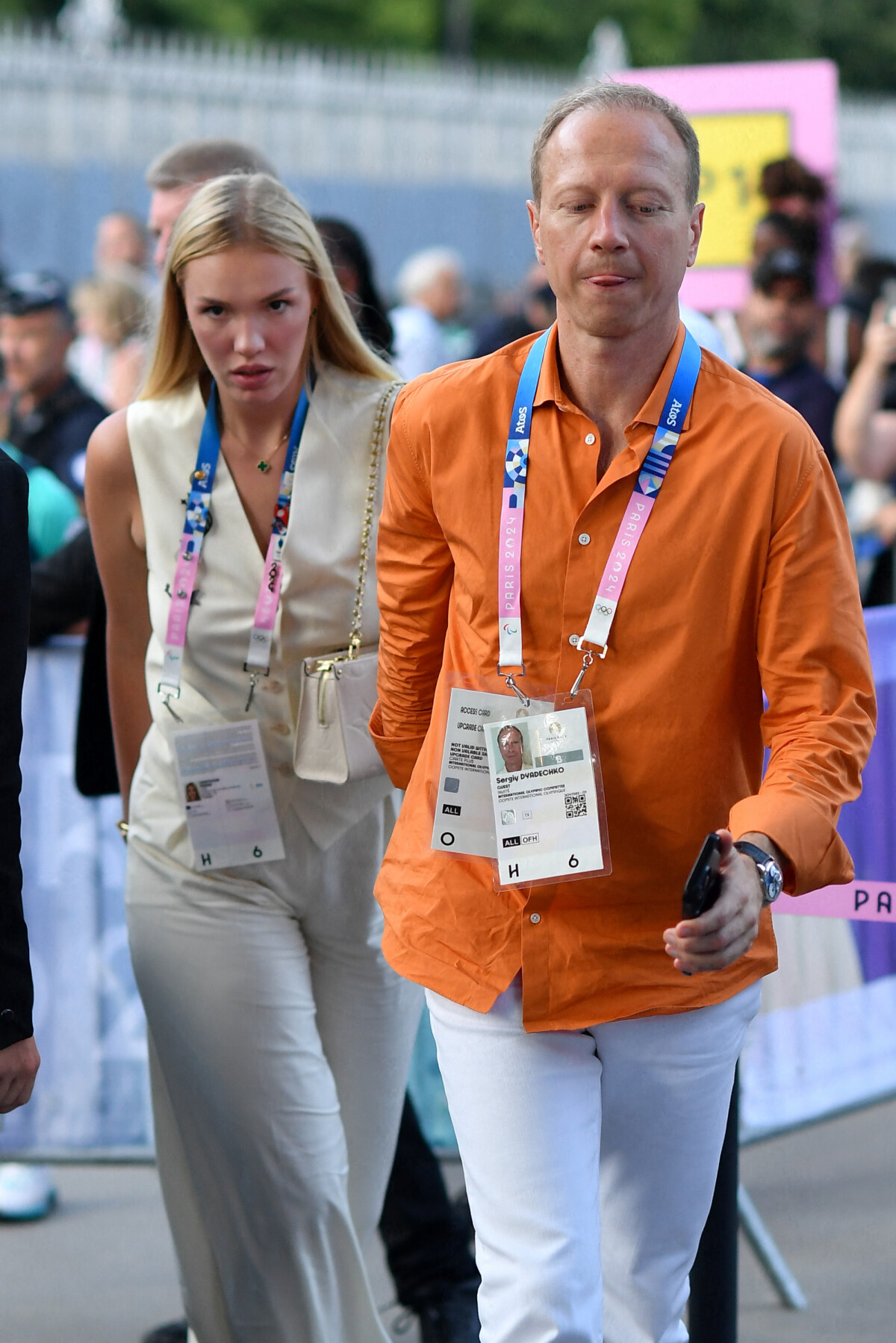 Photo : Maria Odintsova et Sergiy Dyadechko - Arrivées à la finale de ...