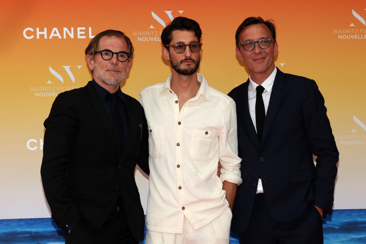 Photo : Matthieu Delaporte, Pierre Niney et Alexandre de la Patellière ...