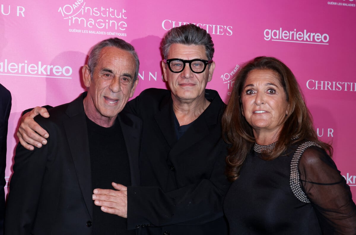 Photo : Thierry Ardisson, Marc Lavoine et Fati Rosenberg lors de la ...