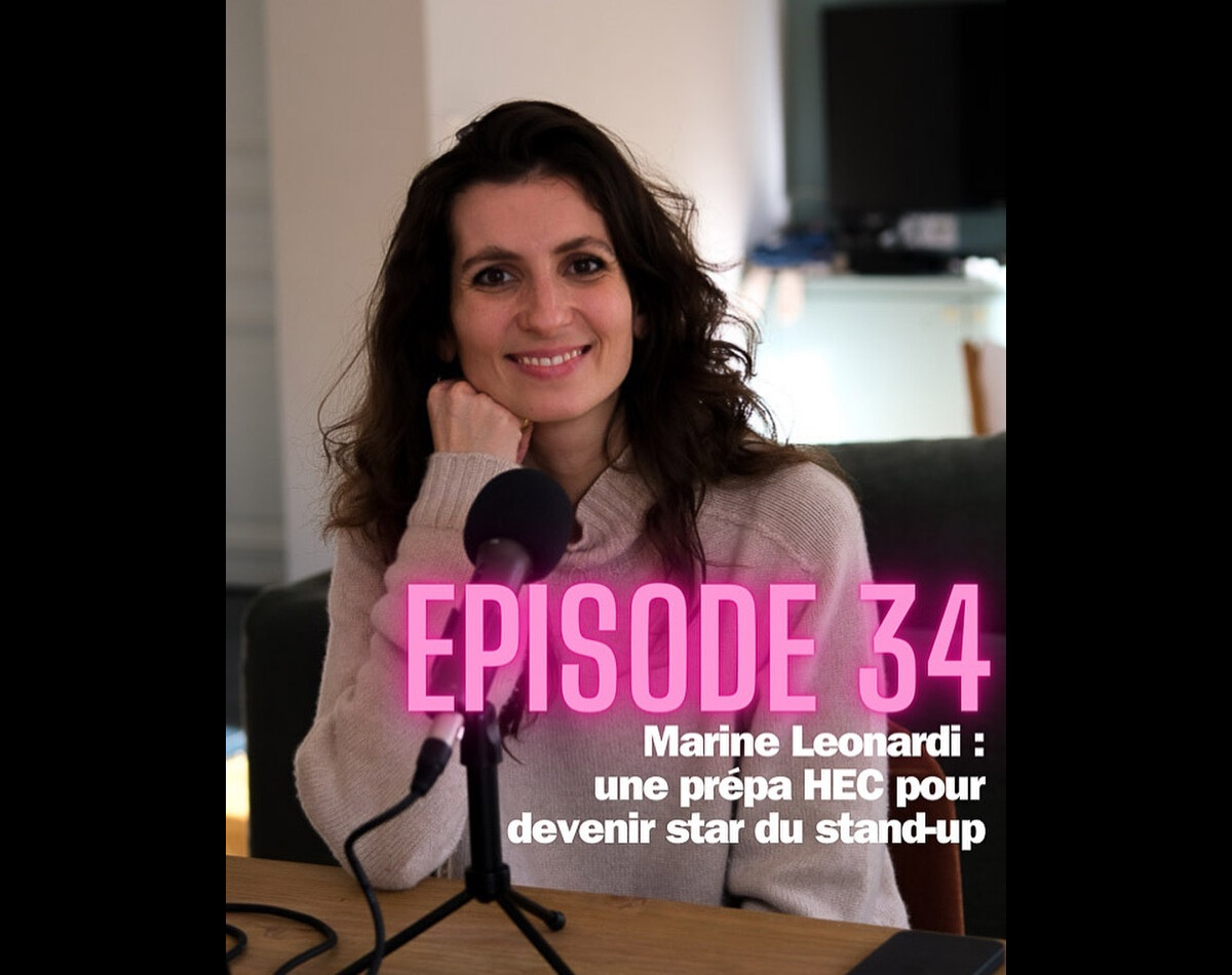 Photo : Marine Leonardi pour le podcast "Milk and mama". - Purepeople