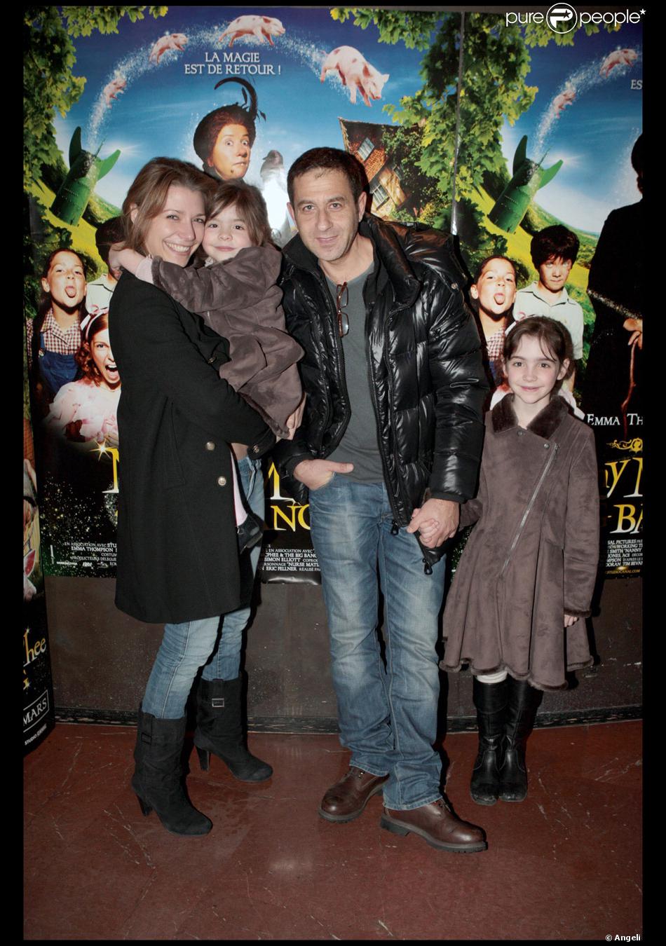 Philippe Kelly en famille lors de l'avant-première de Nanny McPhee à ...
