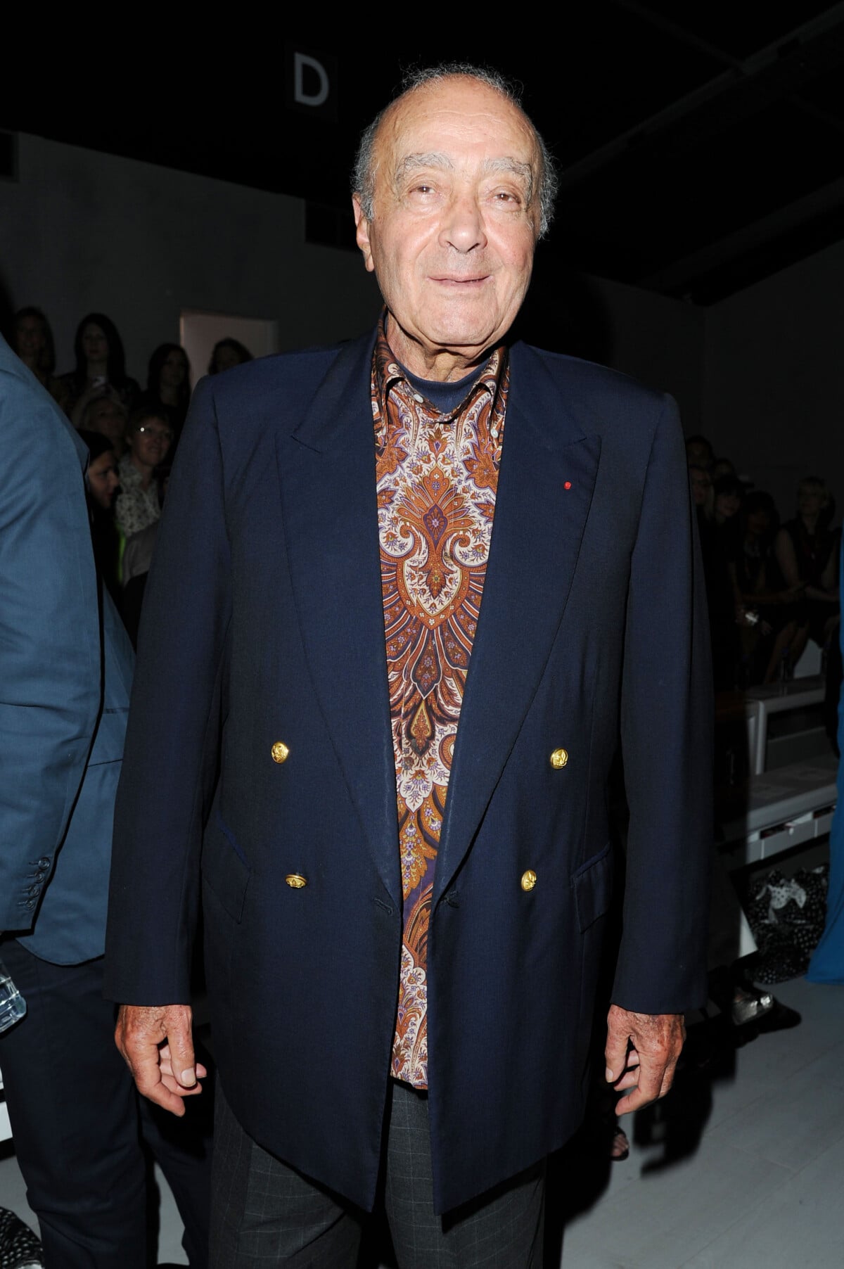 Photo : Mohamed Al Fayed - au défilé "ISSA" à Londres en 2012. - Purepeople