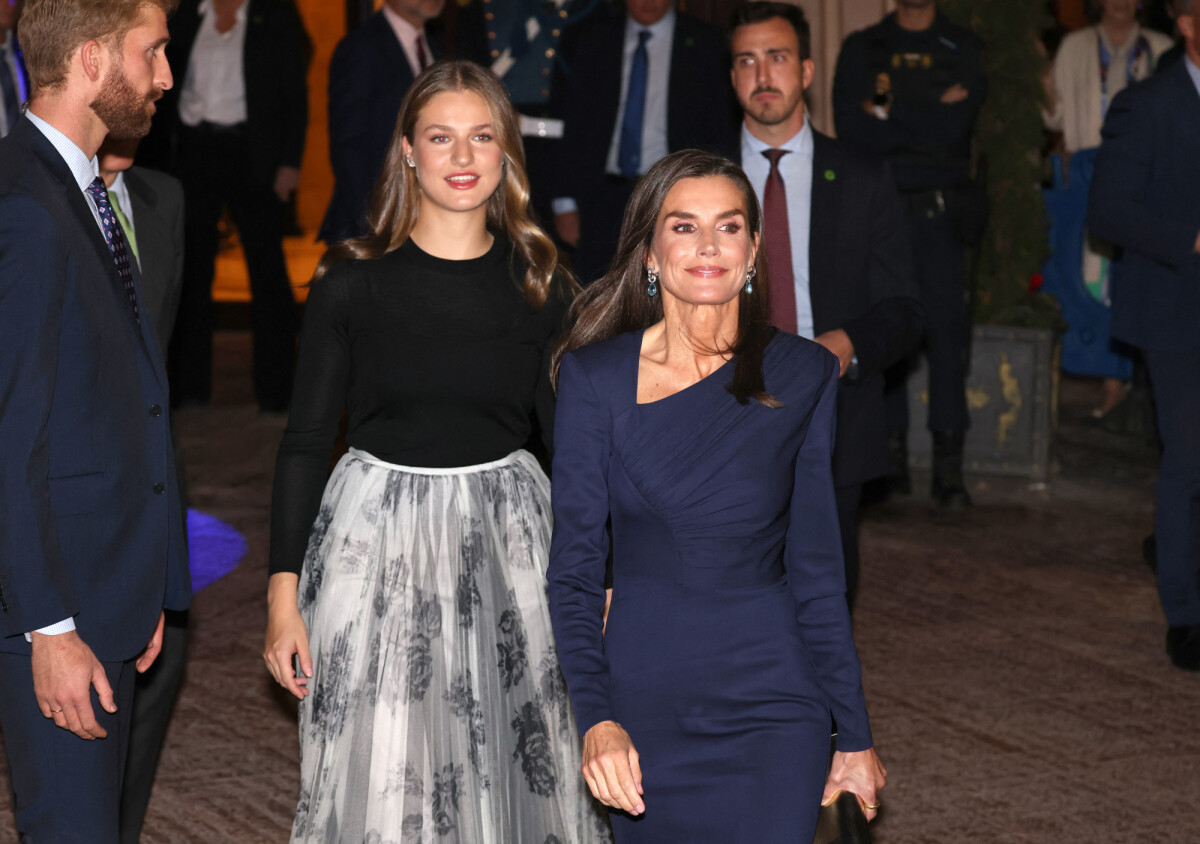 Photo : L'infante Leonor, la reine Letizia - La famille royale d ...