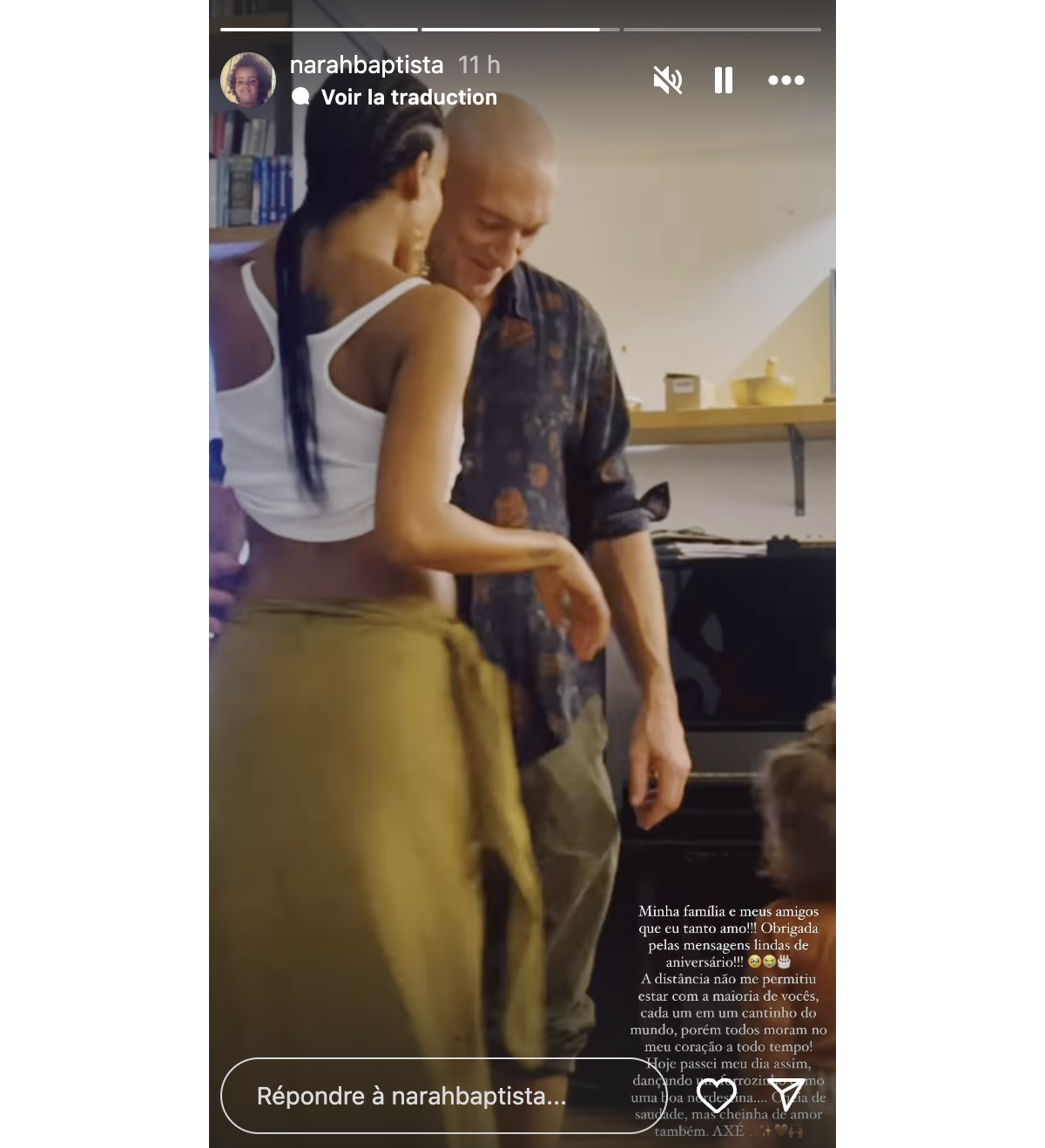 Photo : Narah Baptista, Instagram - Purepeople