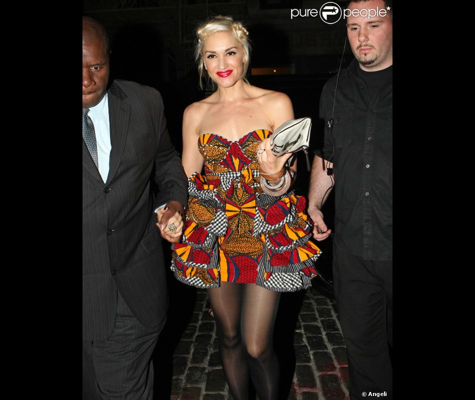 Gwen Stefani lors de la Fashion Week new-yorkaise, le 10 septembre 2010 ...