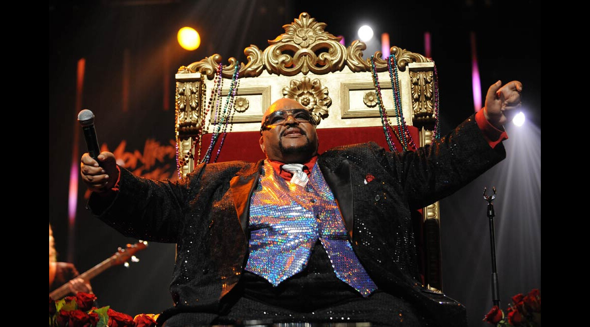 Photo : Solomon Burke, flamboyant King of Rock n' Soul connu de tous ... Photo : Solomon Burke, flamboyant King of Rock n' Soul connu de tous ...
