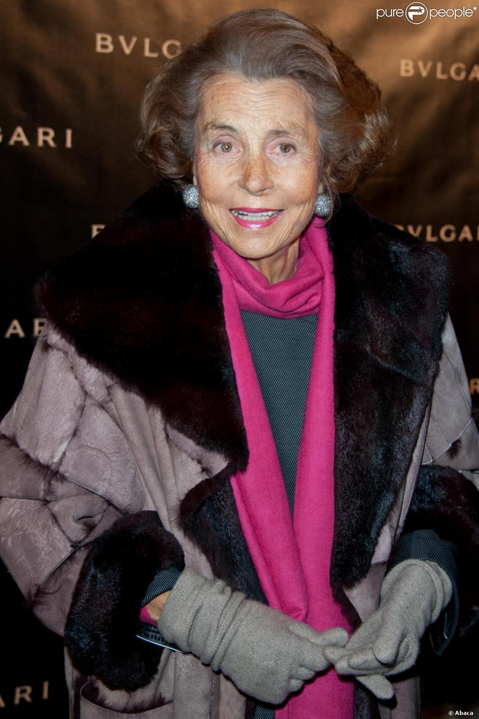 Liliane Bettencourt à Paris, le 9 décembre 2010. - Purepeople