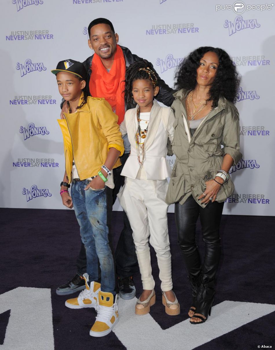 Willow Smith en famille, avec sa mère Jada Pinkett, son père Will Smith ...