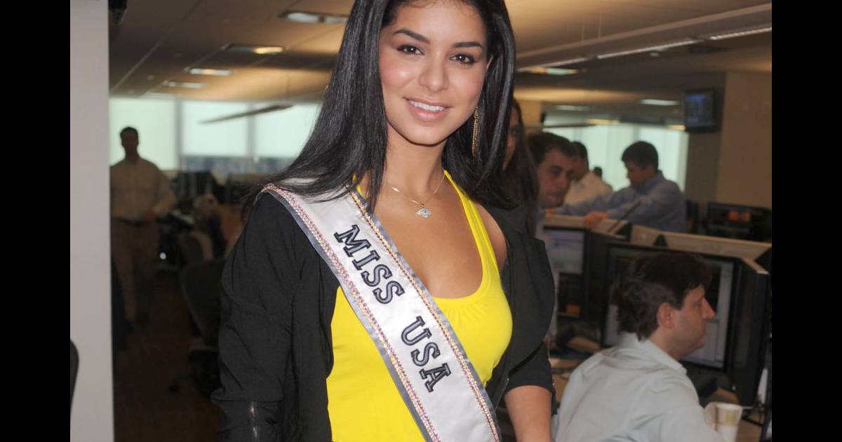 Rima Fakih, Miss USA, lors de la journée de charité BTIG's, à New York ...