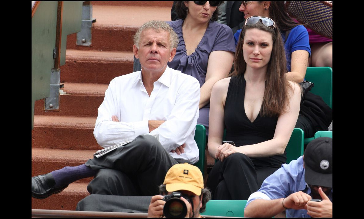 Photo : PPDA et Rachel Marsden au tournoi de Roland-Garros, le lundi 30 ...