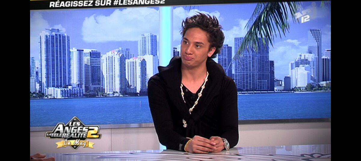 Photo : Flo'Ga, toujours aussi exubérant, sur le plateau des Anges de ...