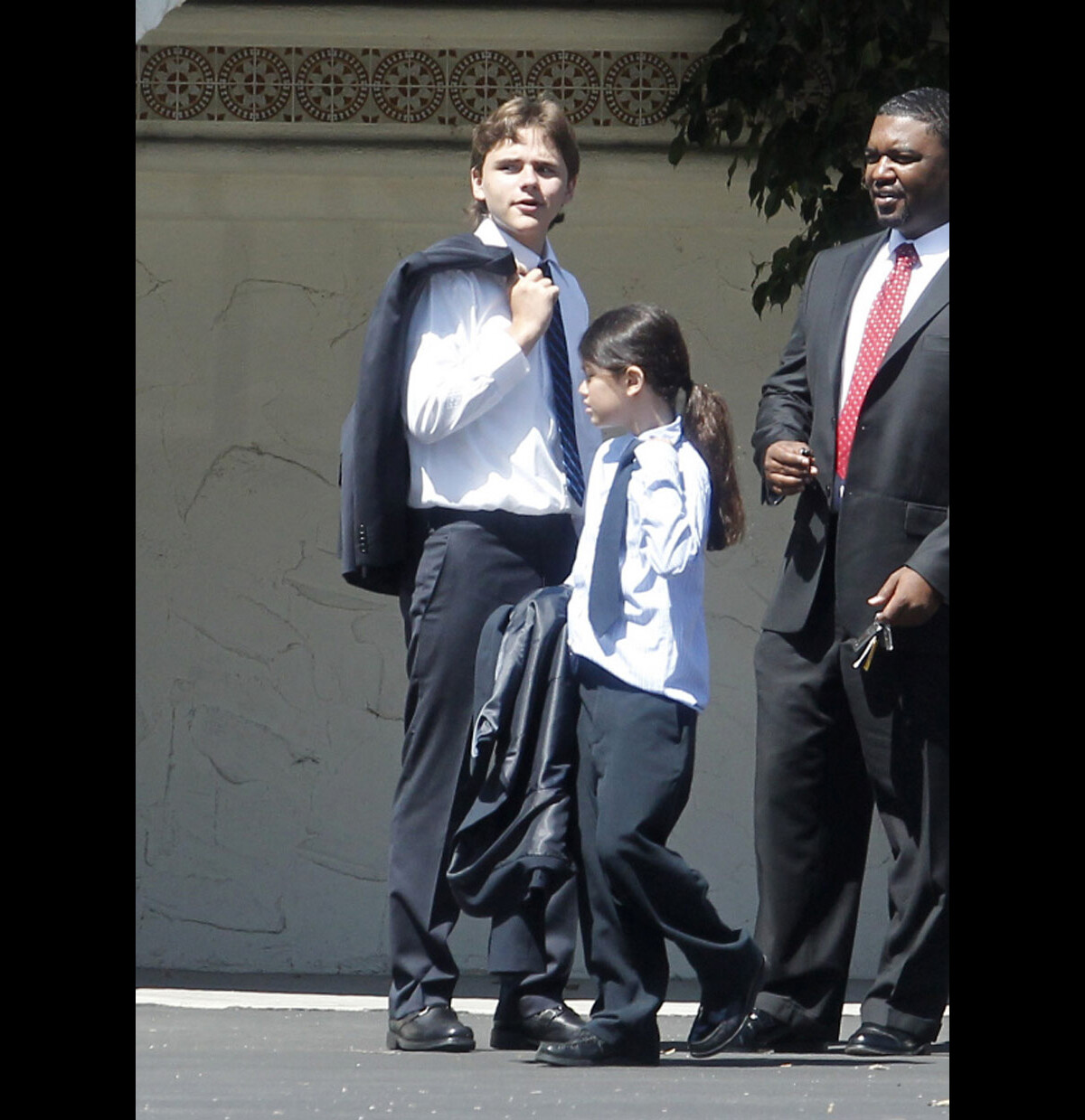 Photo : Les enfants de Michael Jackson, Paris, Prince et Blanket vont à ...