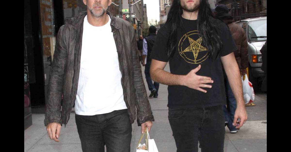 Nicolas Cage et son fils Weston Cage, en avril 2009 - Purepeople