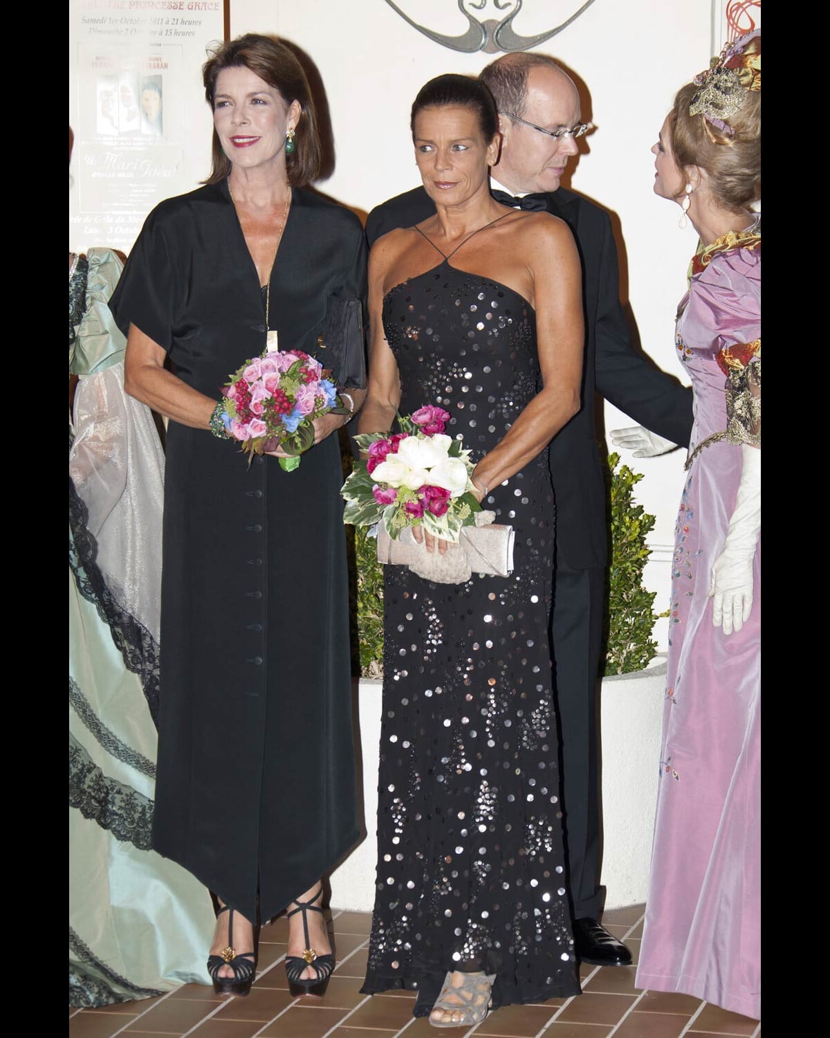 Photo : Caroline de Monaco, le prince Albert et Stéphanie lors du 30e ...