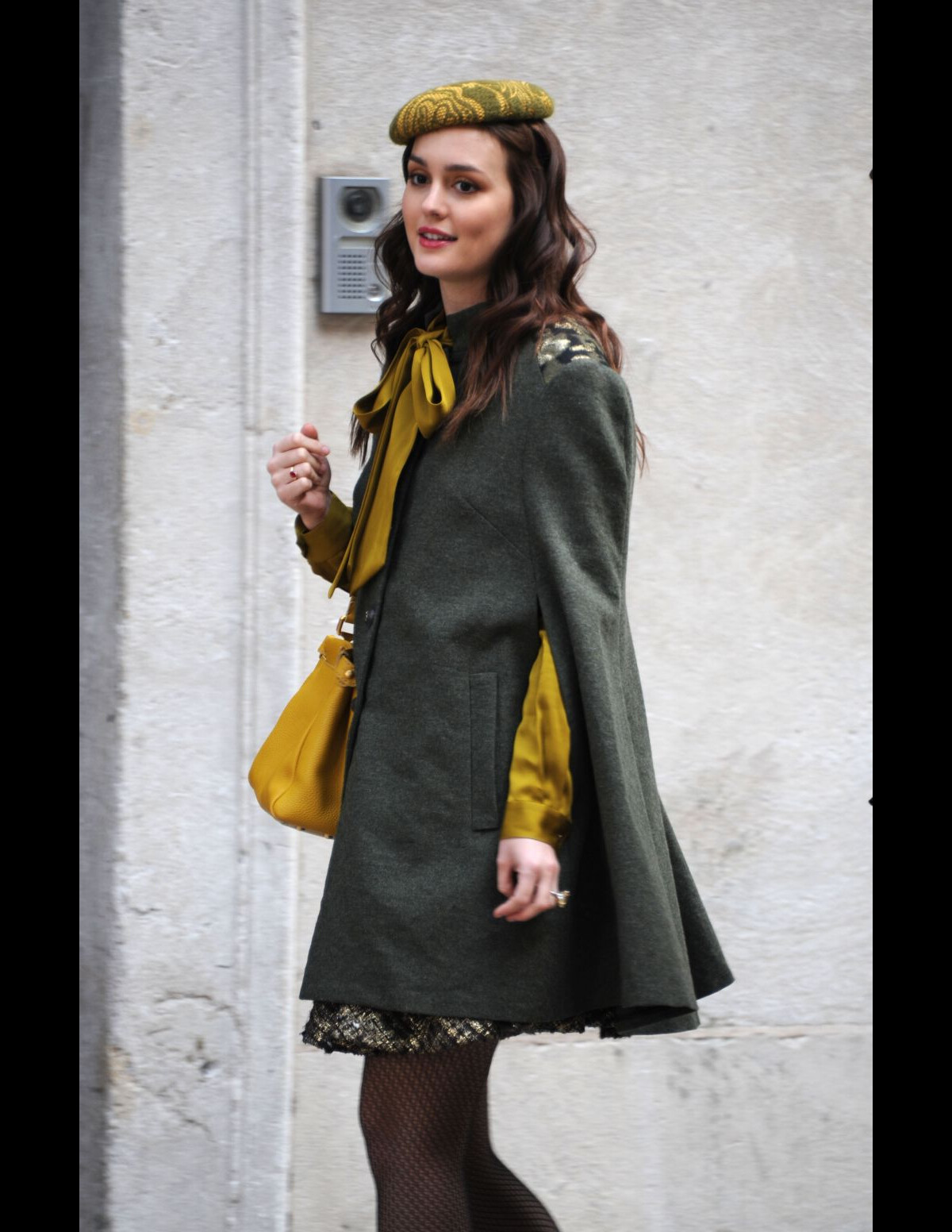 Photo : Leighton Meester, en parfaite preppy girl, sur Madison Avenue ...