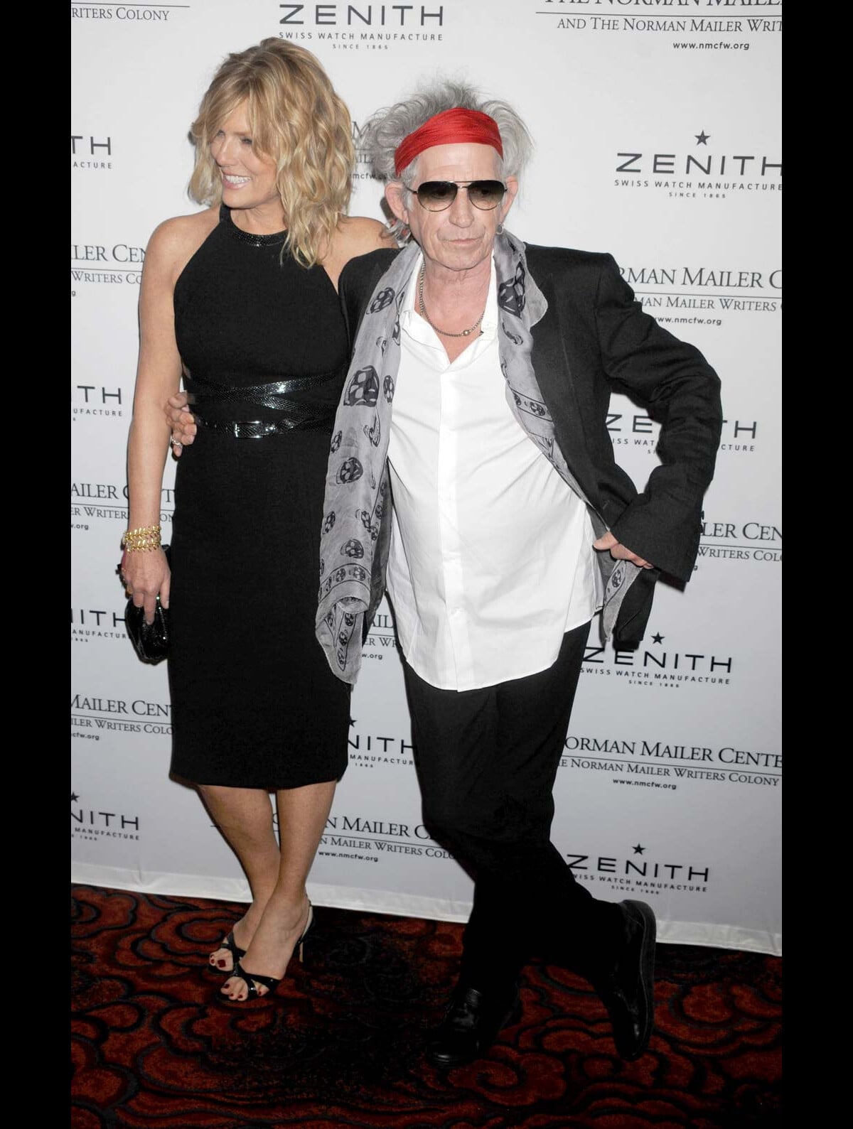 Photo : Keith Richards et Patti Hansen au 3e gala annuel du Norman ...