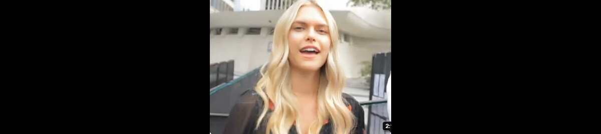Photo : Capture d'écran d'une vidéo de Lolo Mag avec Lauren Scruggs ...