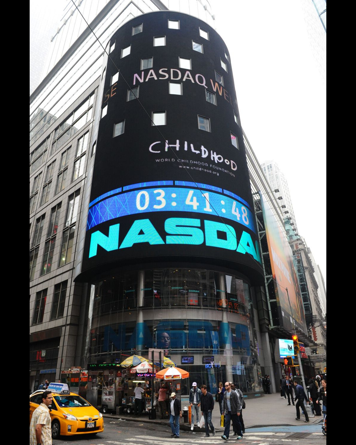 Photo : Le Nasdaq building de New York, le 9 mai 2012. - Purepeople