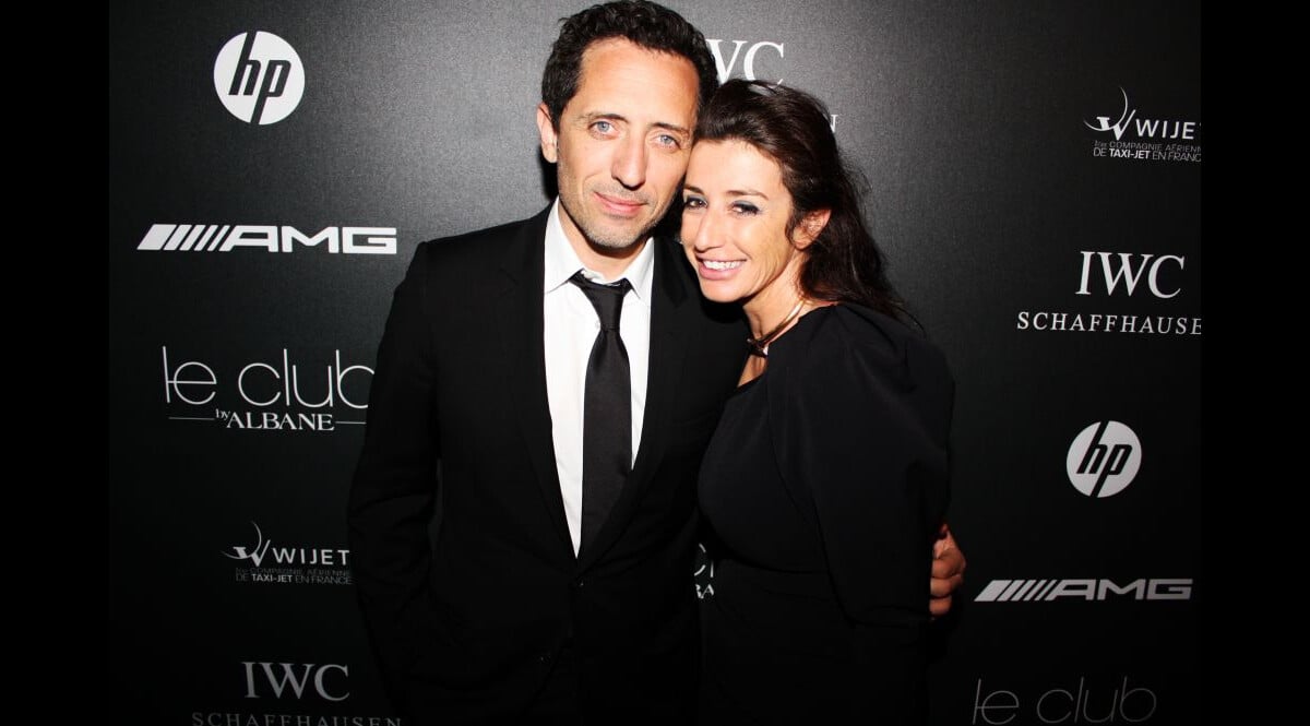 Photo : Gad Elmaleh et Albane Cleret lors de la soirée au Club by ...