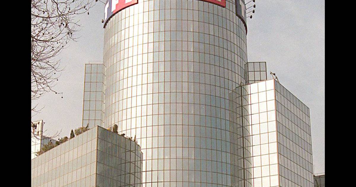 L'immeuble de TF1 à Paris, en 1996. - Purepeople