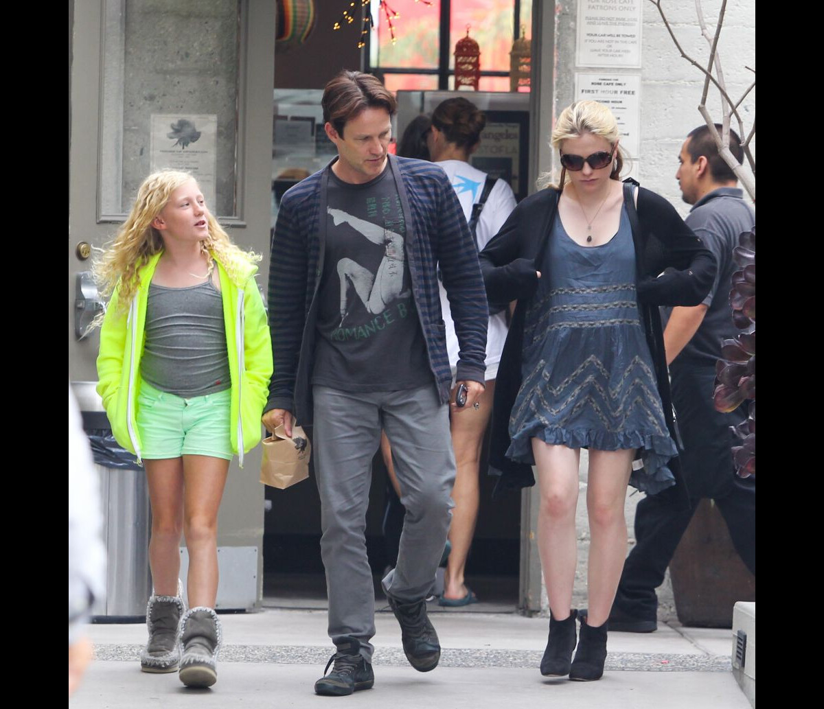 Photo : Anna Paquin, Stephen Moyer et sa belle-fille Lilac, à Venice ...