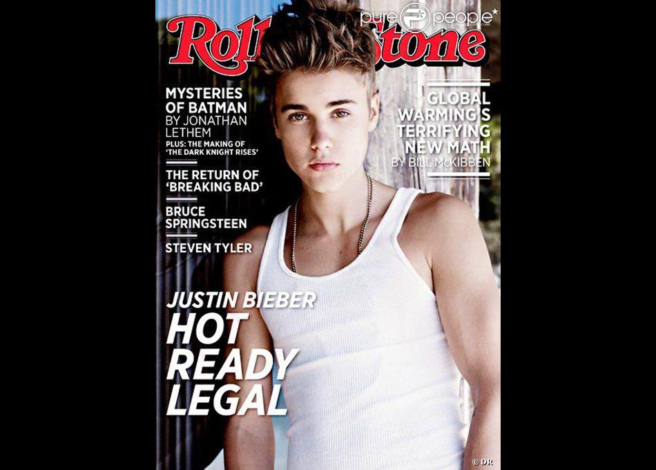 Justin Bieber en couverture du magazine Rolling Stone d'août 2012 ...