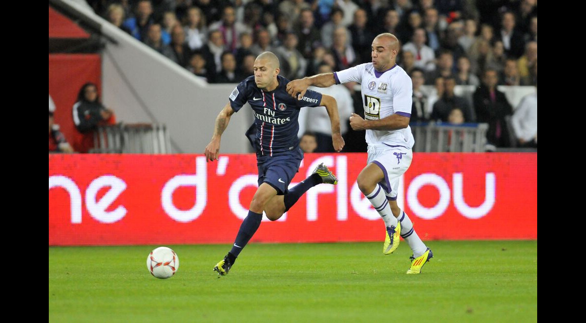 Photo : Jérémy Menez lors du match entre le PSG et Toulouse le 14 ...