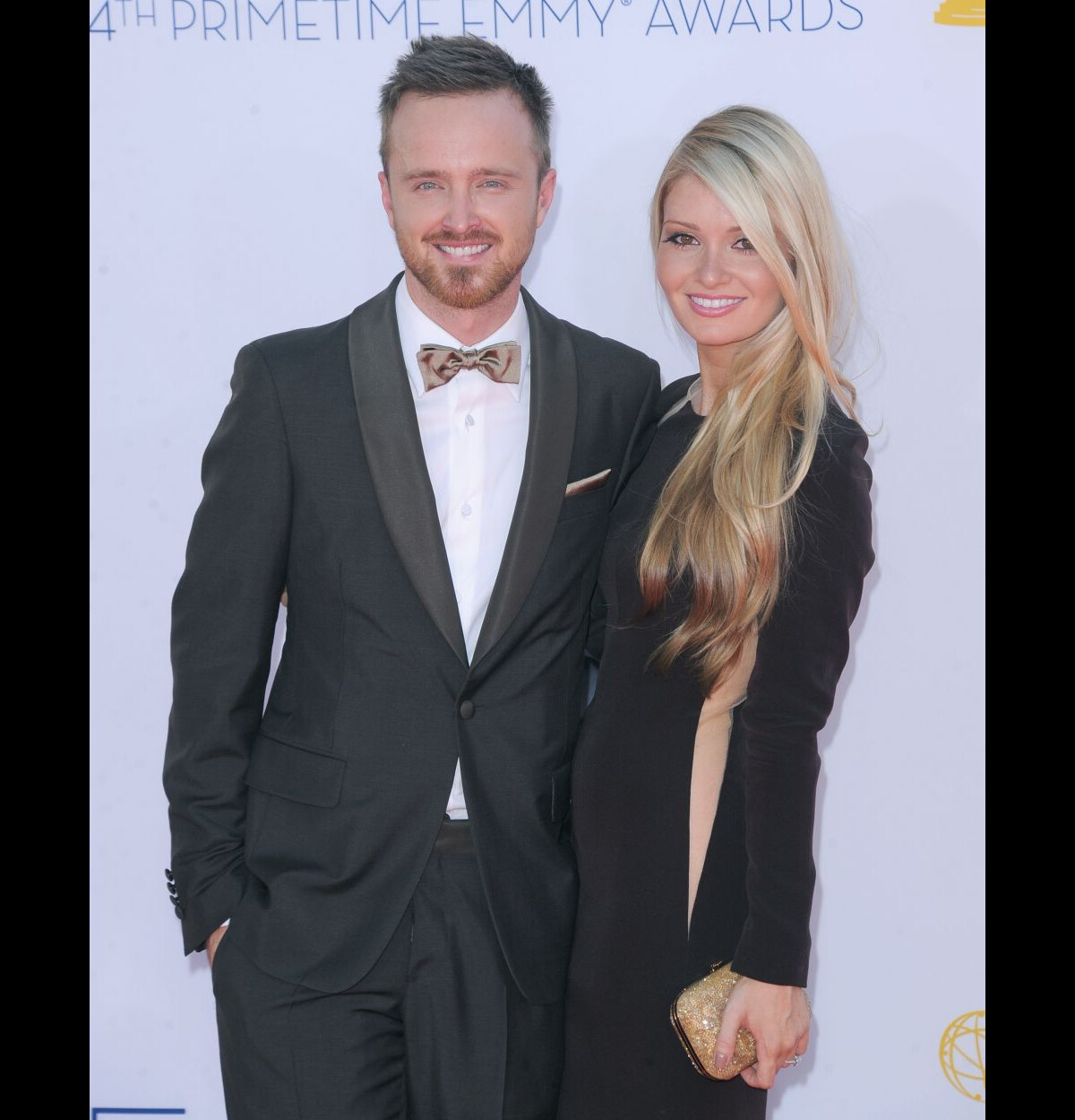 Photo : Aaron Paul à la 64eme ceremonie des Emmy Awards à Los Angeles ...