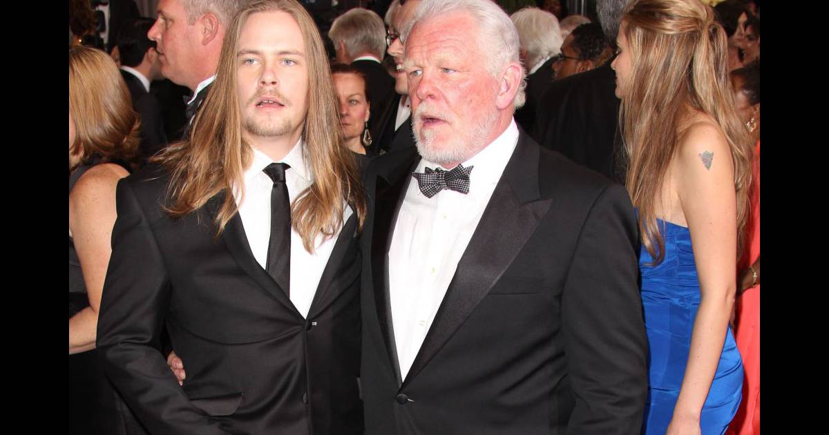 Brawley Nolte et Nick Nolte aux Oscars en février 2012 - Purepeople