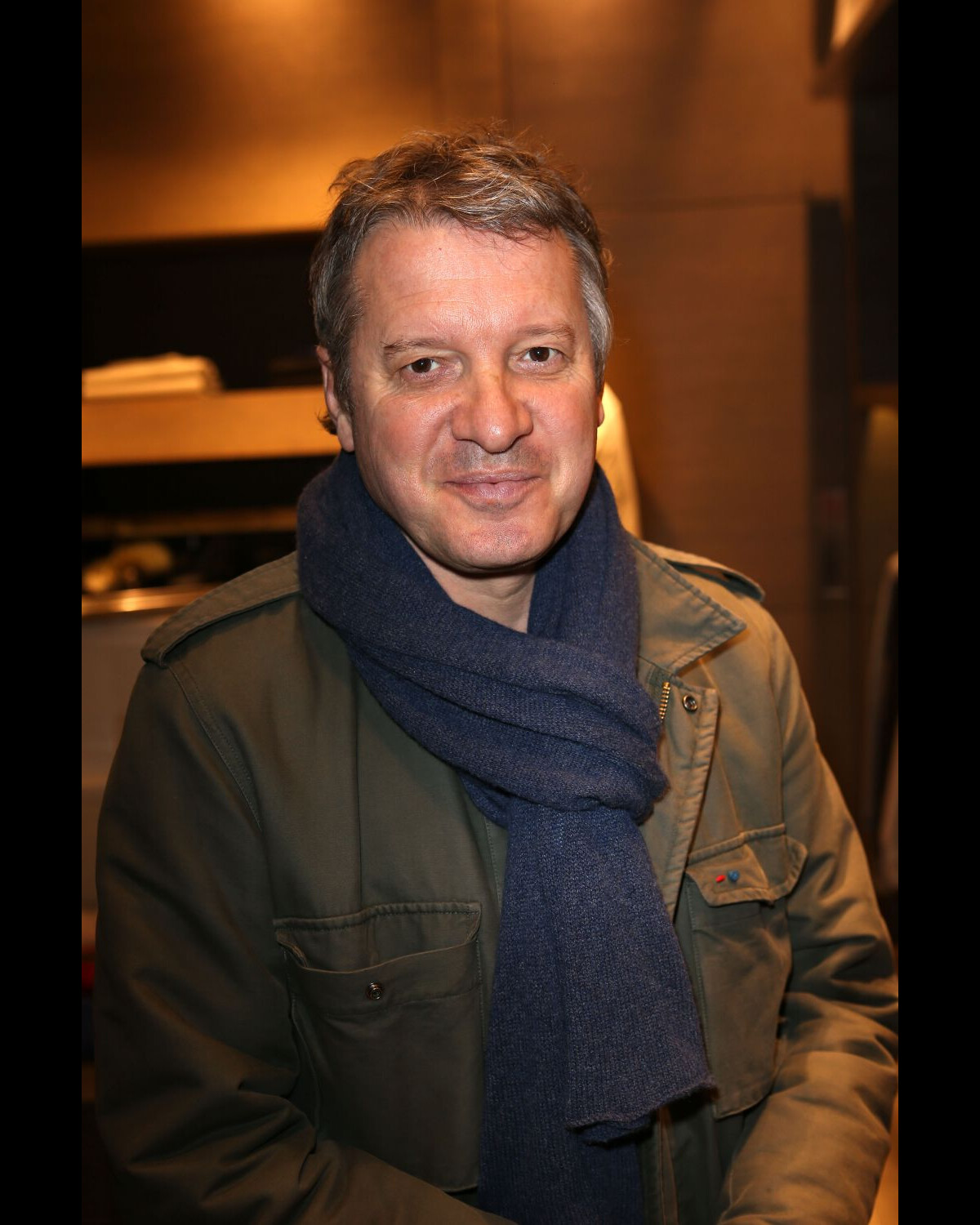 Photo : Thierry Rey au vernissage de l'exposition D'un pôle à l'autre à ...