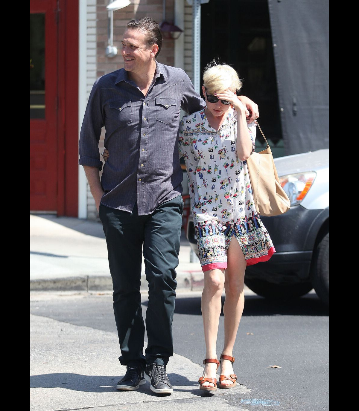 Photo : Michelle Williams et Jason Segel amoureux dans les rues de Los ...