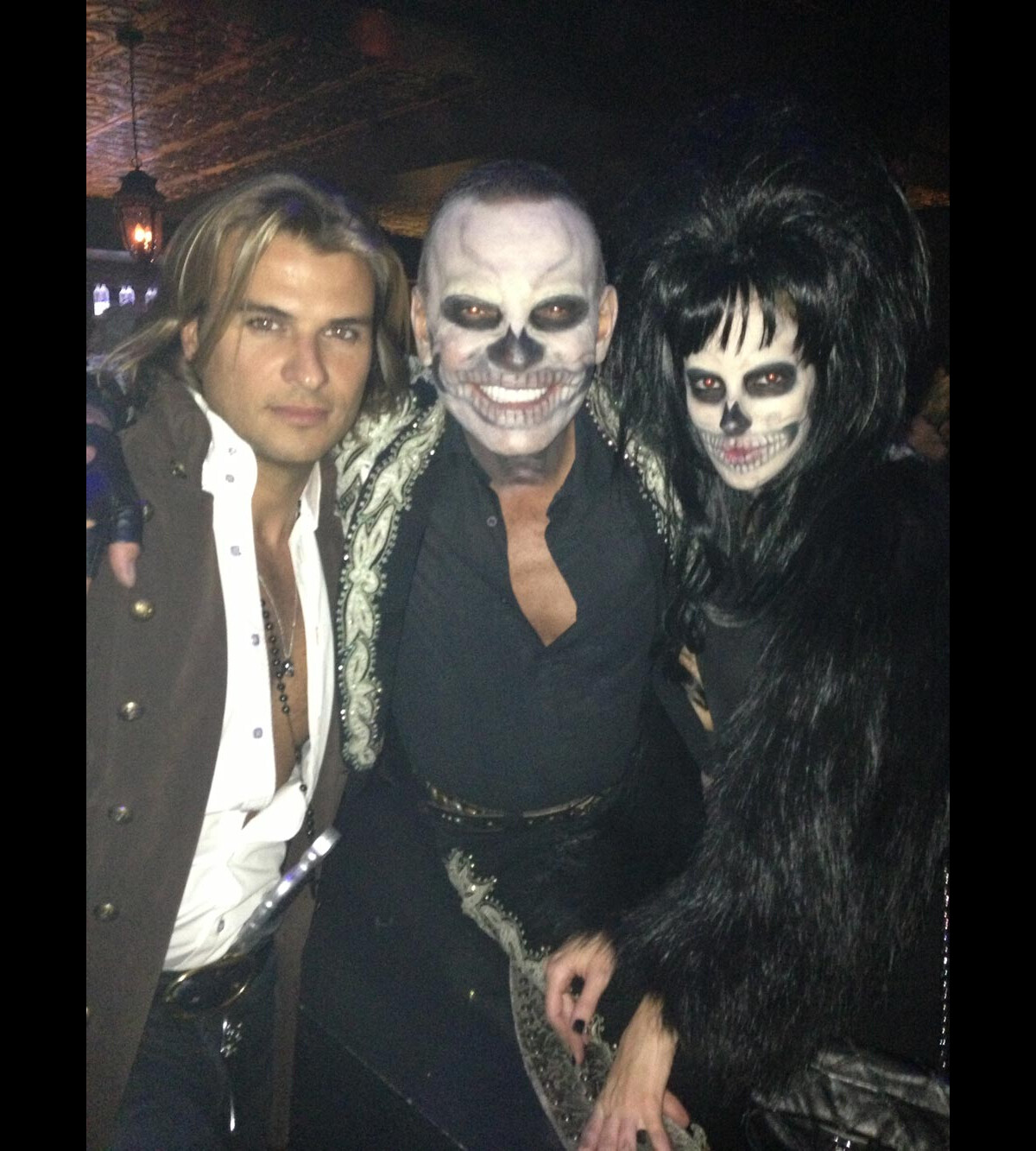 Photo : Christian Audigier et sa chérie Nathalie en compagnie de Roman ...