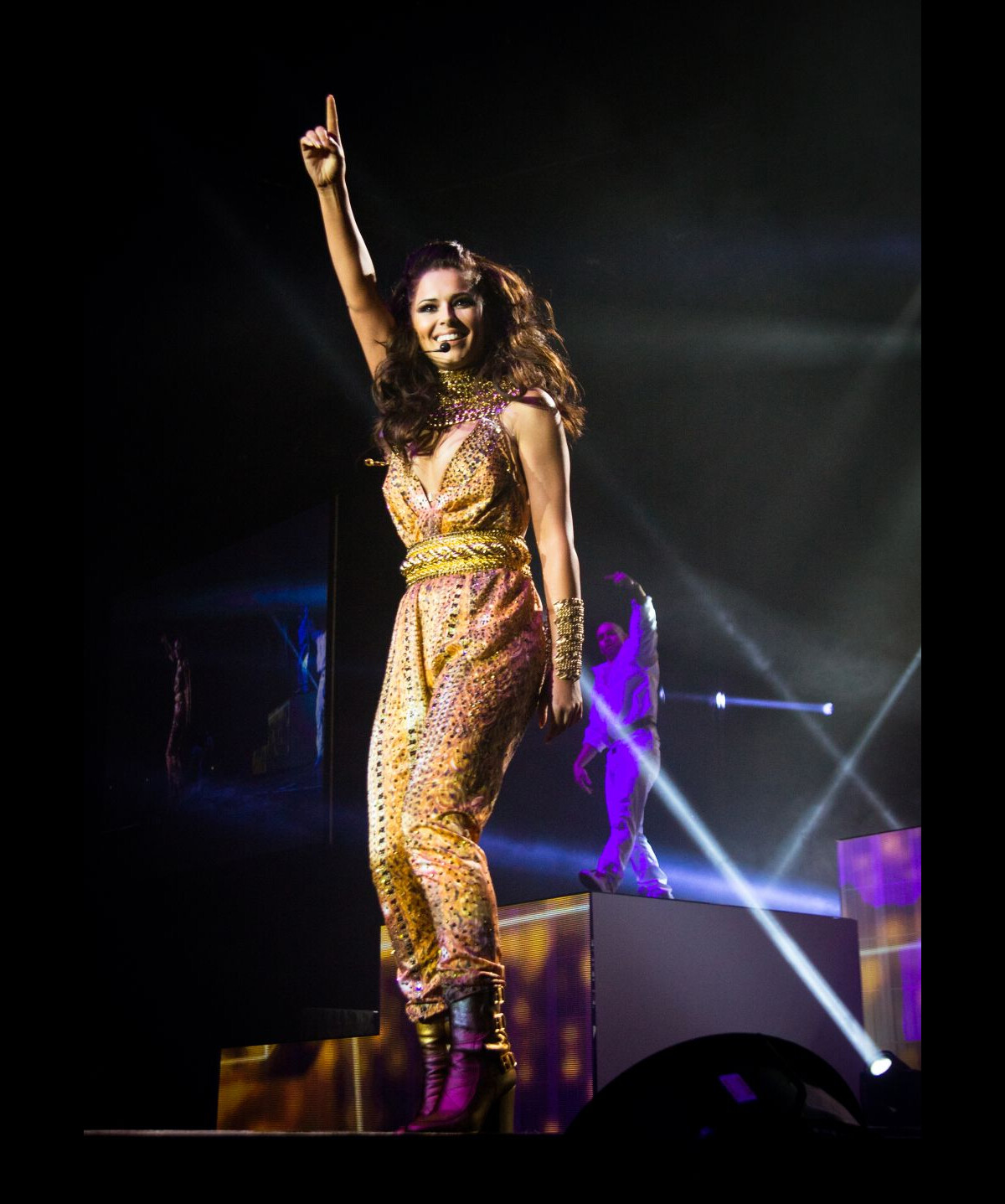 Photo : Cheryl Cole le 3 octobre 2012 lors de son concert à Belfast ...