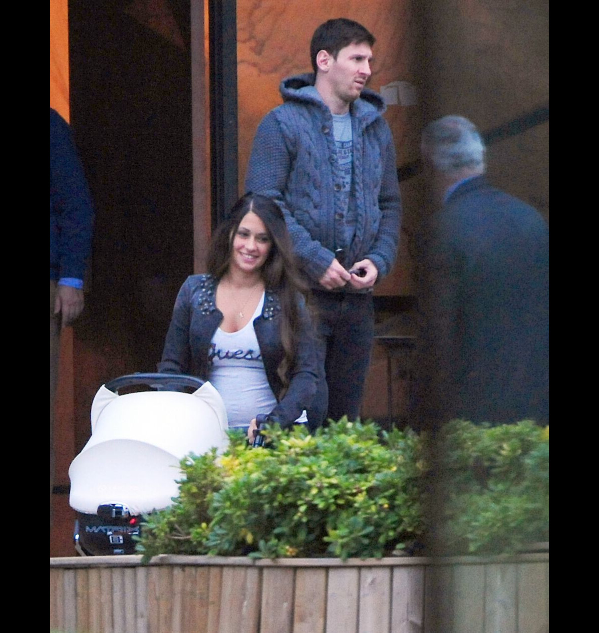 Photo : Lionel Messi et sa compagne Antonella Roccuzzo lors d'une ...