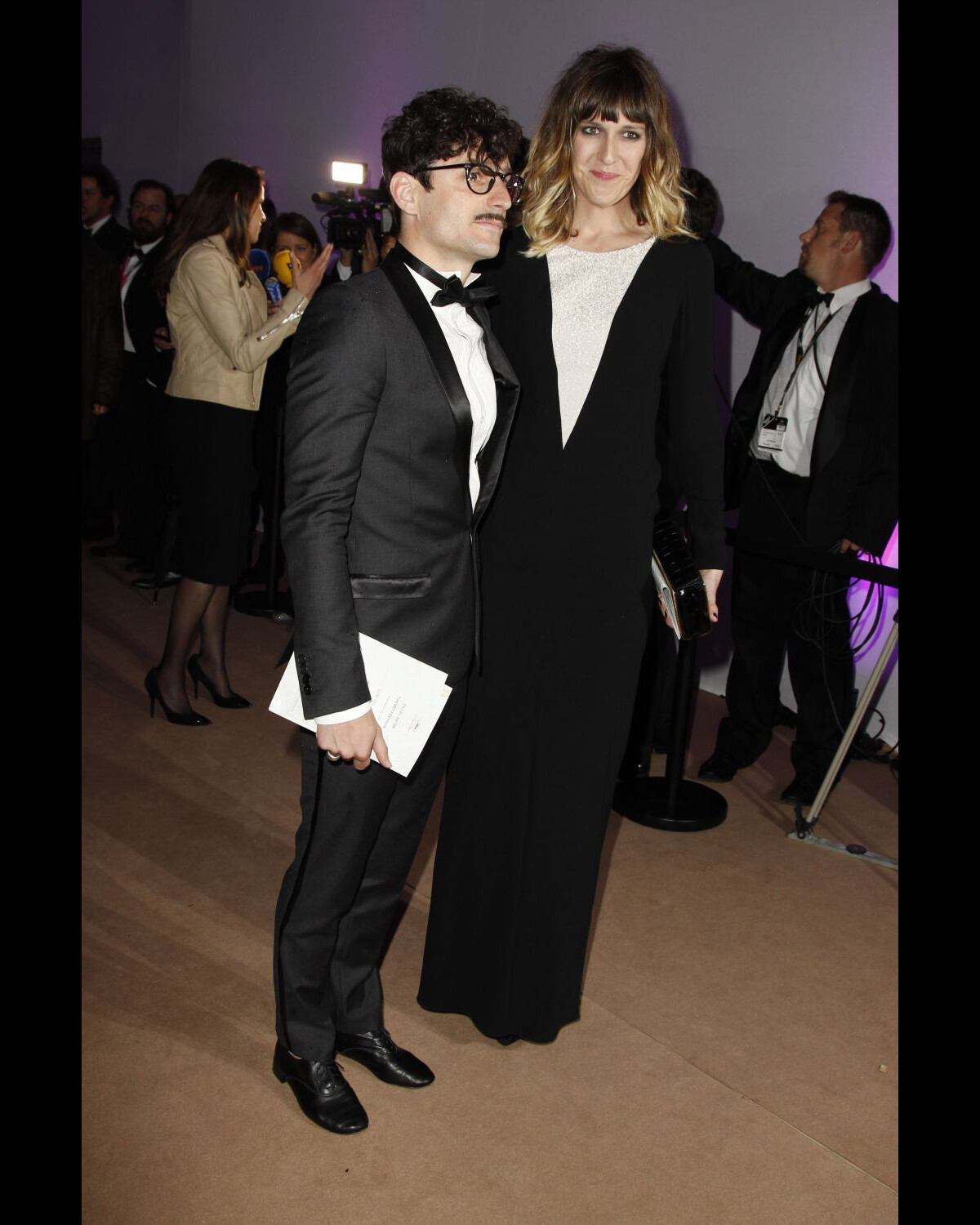 Photo : Gunther Love et Daphné Bürki au Festival de Cannes 2012, le 20 ...