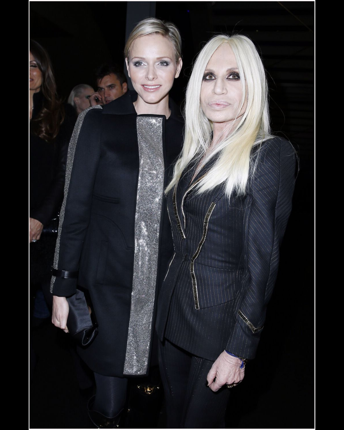 Photo : La princesse Charlene de Monaco et Donatella Versace au défilé ...