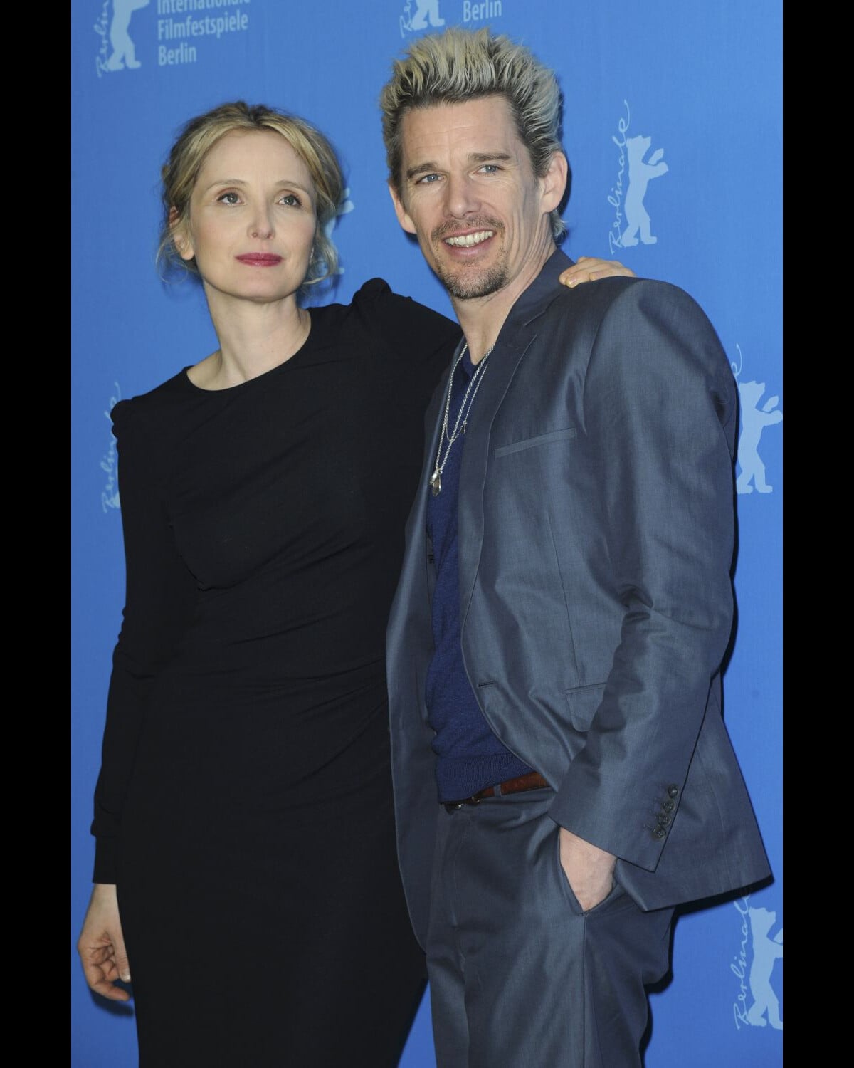 Photo : Julie Delpy et Ethan Hawke pendant le photocall de Before ...