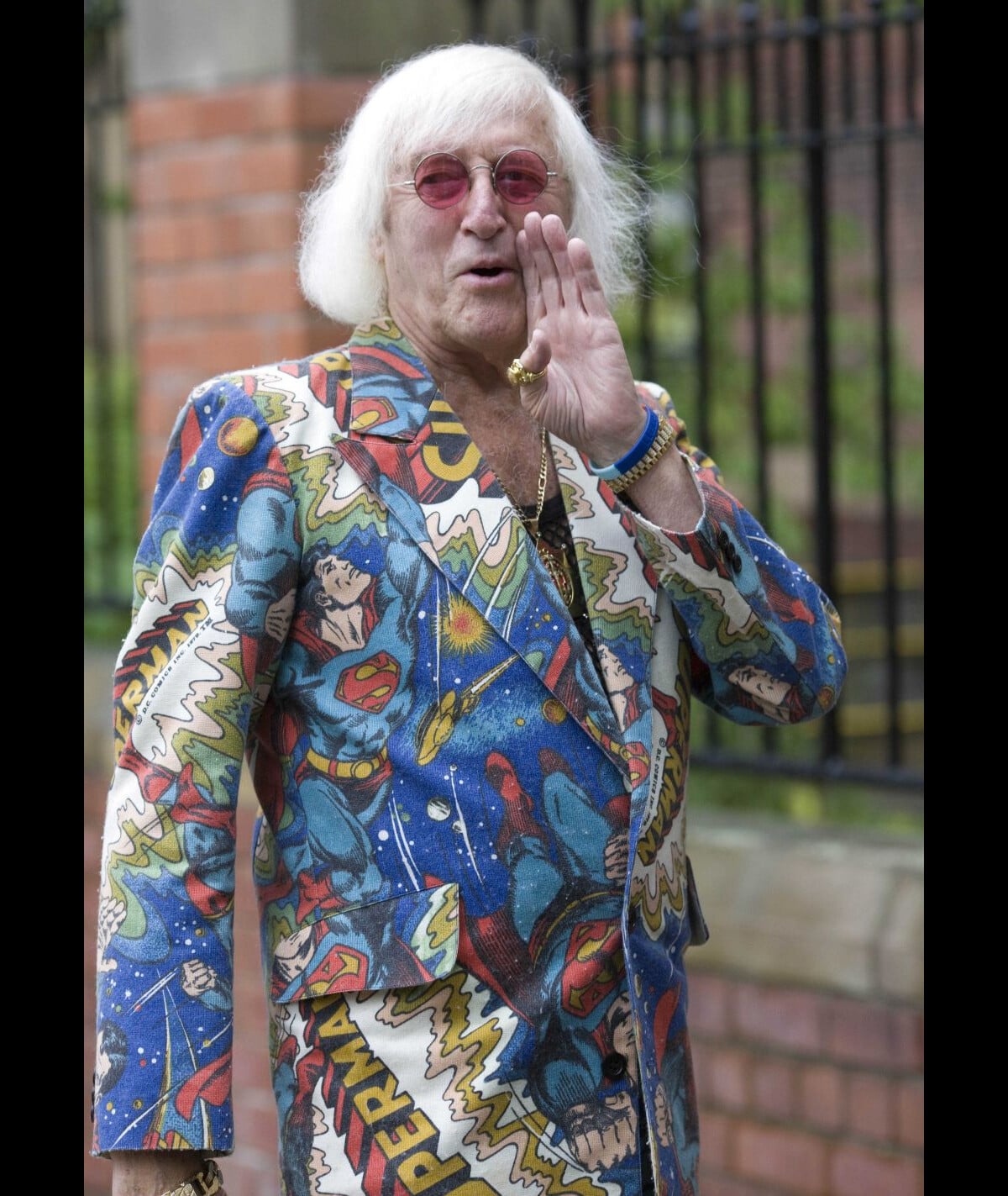 Photo : Jimmy Saville à Leeds le 17 juillet 2009. - Purepeople
