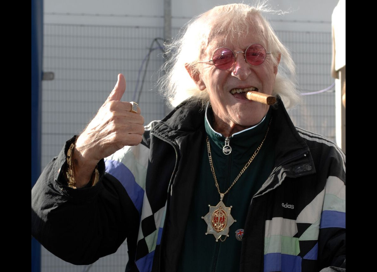 Photo : Jimmy Savile à Londres, le 12 octobre 2010. - Purepeople