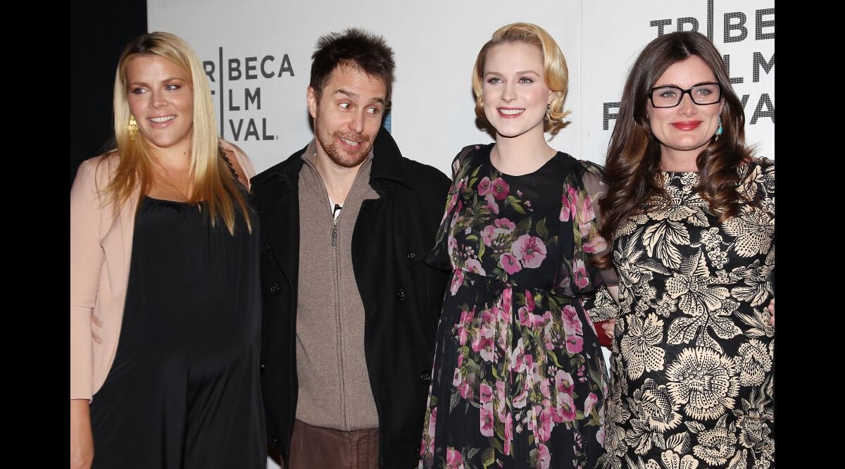 Photo : Busy Philipps, Sam Rockwell, Evan Rachel Wood et Kat Coiro à la ...