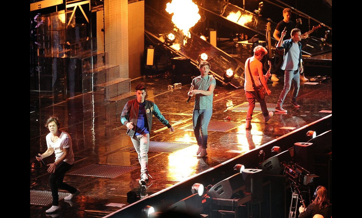 Photo : Concert du groupe des One Direction à Londres, le 23 février ...
