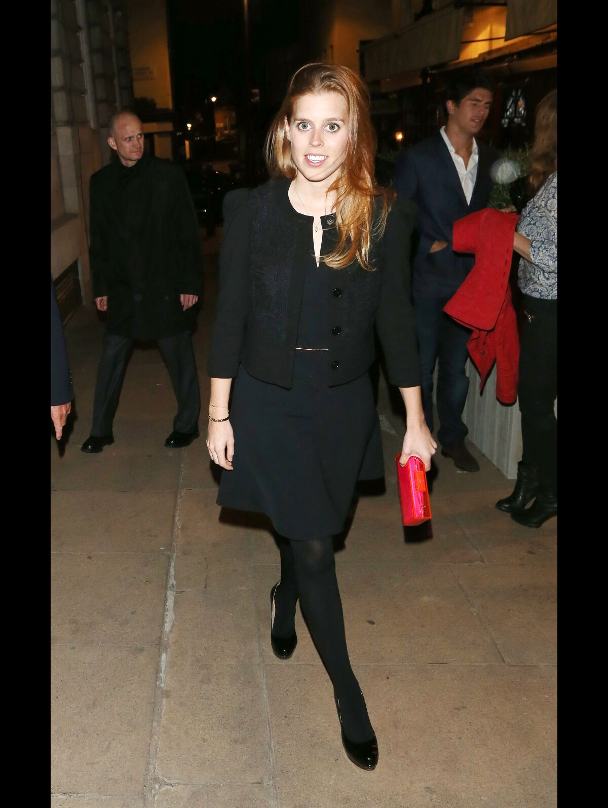 Photo : La princesse Beatrice d'York quittant le Loulou's après une ...